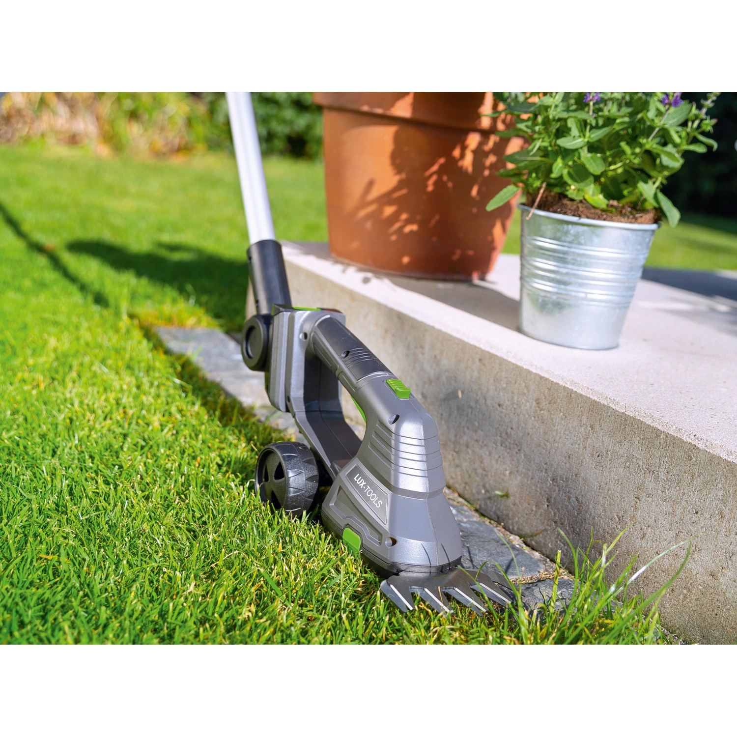 LUX-TOOLS 1 PowerSystem Aku teleskop. nožnice na trávu a kríky A-GS-20 ...