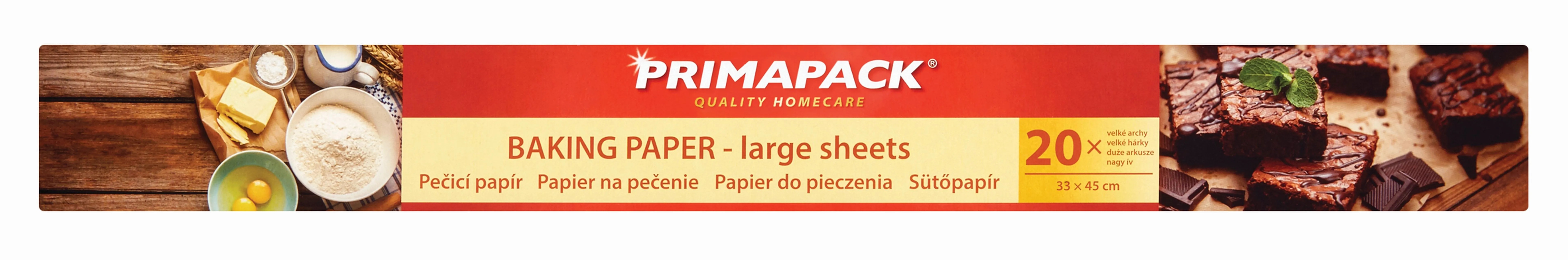 PrimaPack Papier na pečenie veľké archy, 20 ks nakúpiť v OBI
