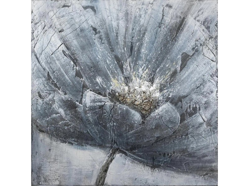 FALC Maľovaný obraz Modrý kvet 100 x 100 cm nakúpiť v OBI