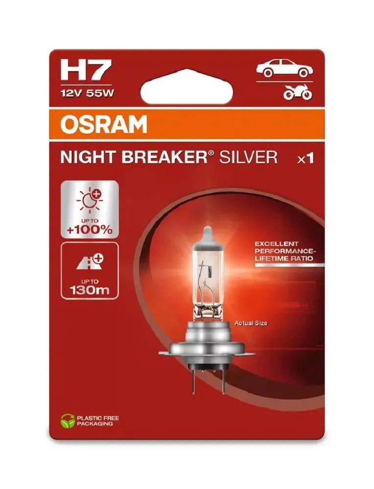 OSRAM Autožiarovka Night Breaker Silver (Next Gen) H7, 55W, 12V, 1 ks ...