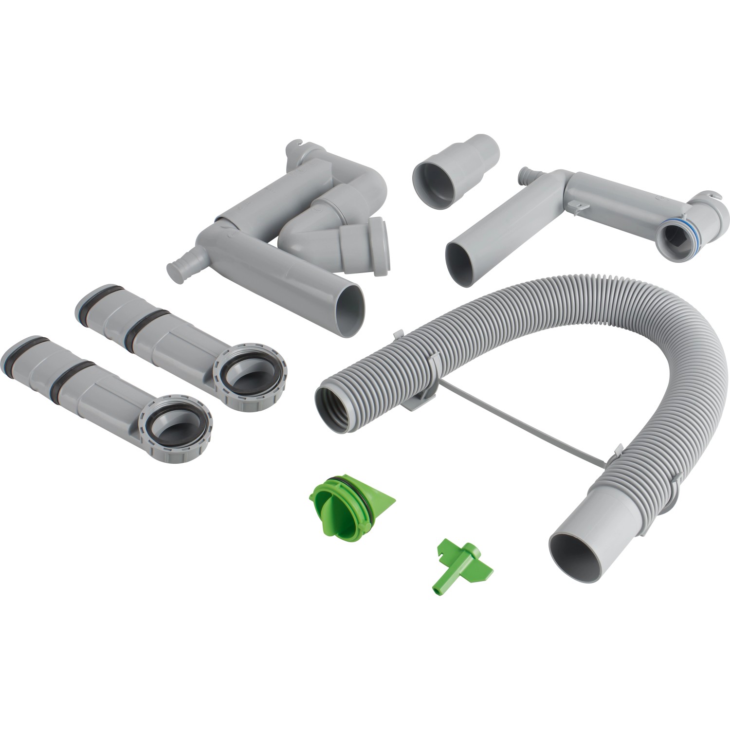 Prevex Drezový sifón Smartloc pre 2 vaničky, 1 1/2", pr. 40/50 mm ...