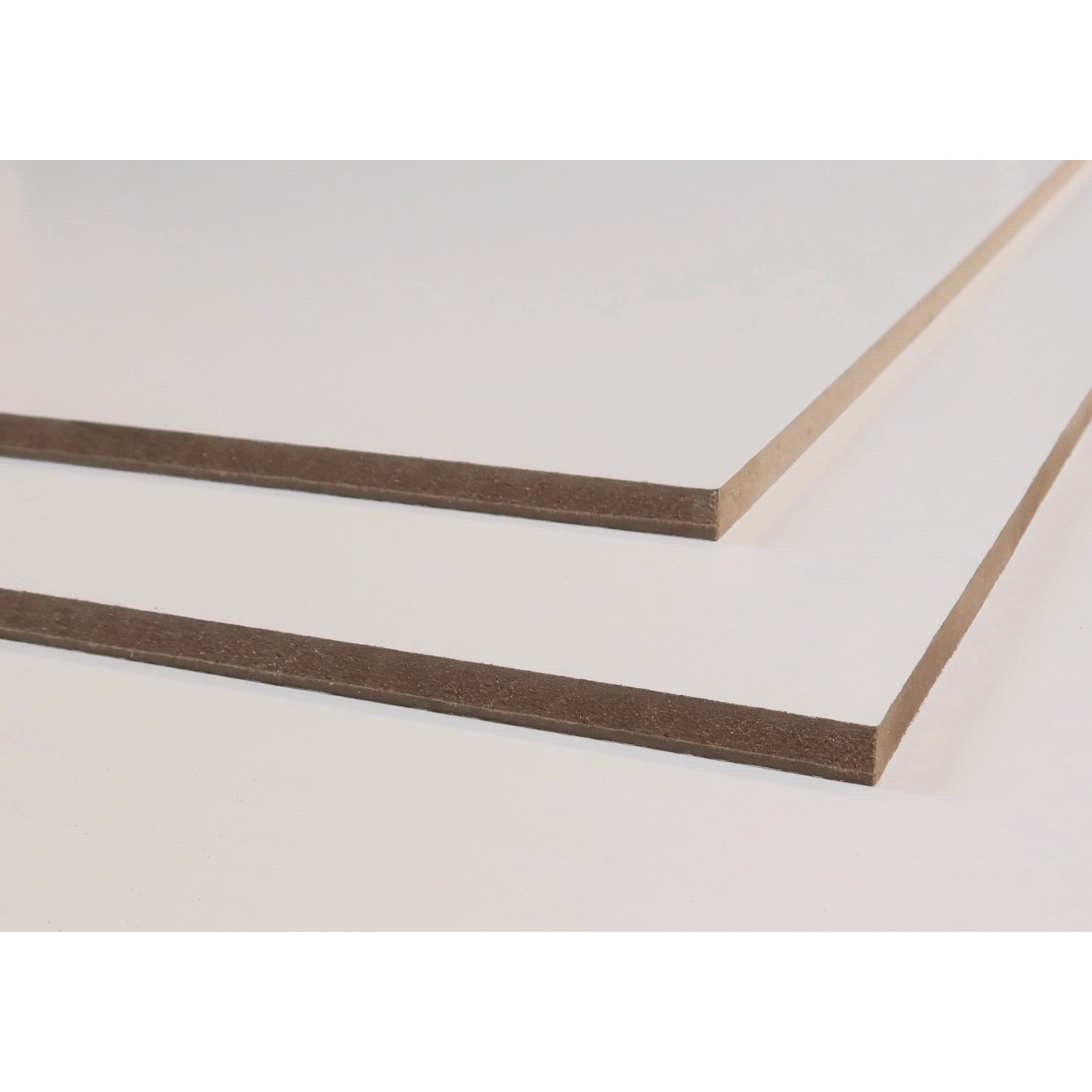 Lamino DTDL Egger W980 SM platinovo biela, hrúbka 10 mm - metráž ...