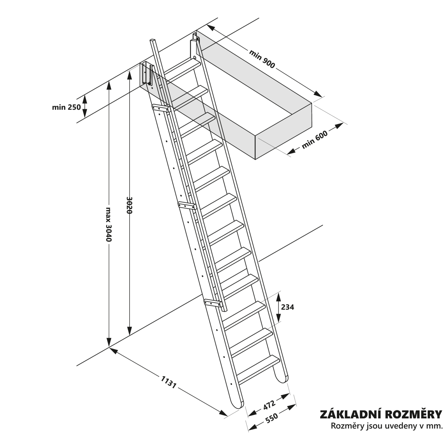 Egibi Mlynárske schody EASY borovica E STAIRS, 337 x 50 cm nakúpiť v OBI