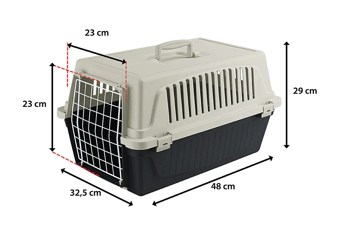 Ferplast Prepravka Atlas 10 EL, modrá-čierna, 29 x 48 x 32,5 cm nakúpiť v OBI