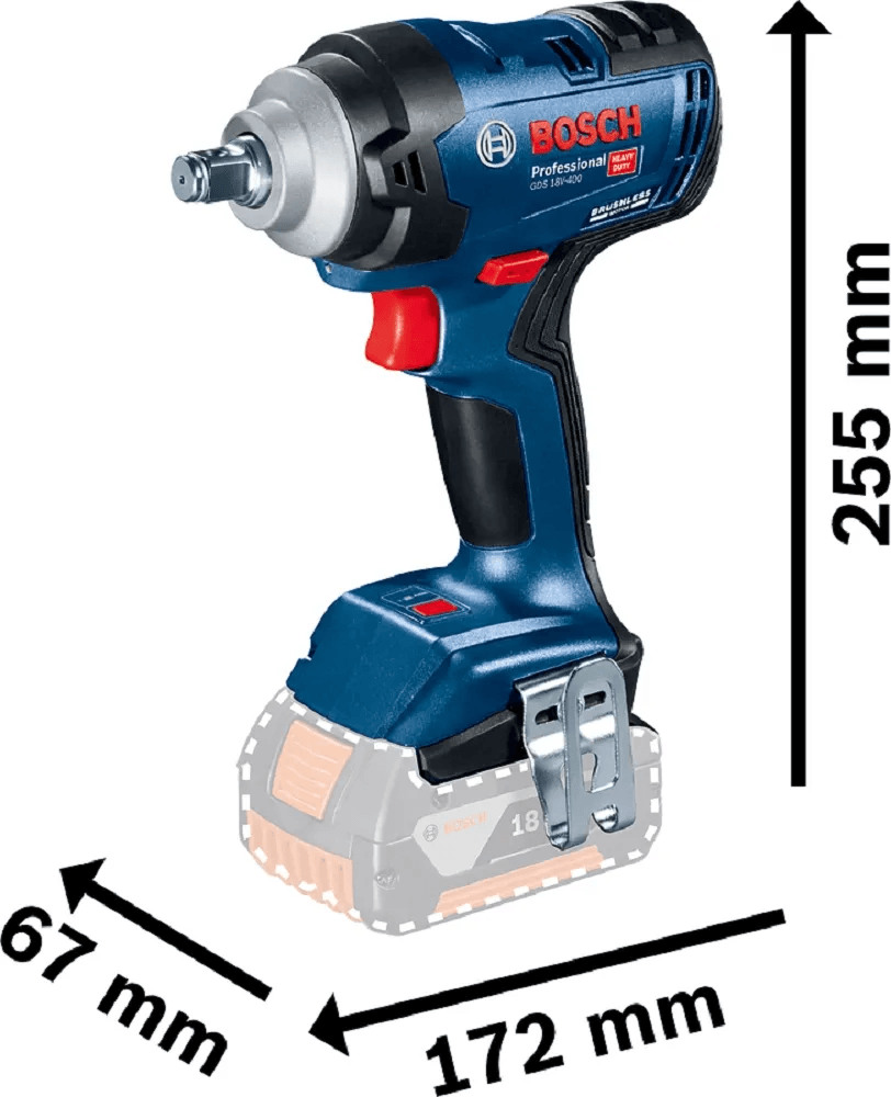 Bosch Professional Aku rázový uťahovač GDS 18V-400 nakúpiť v OBI