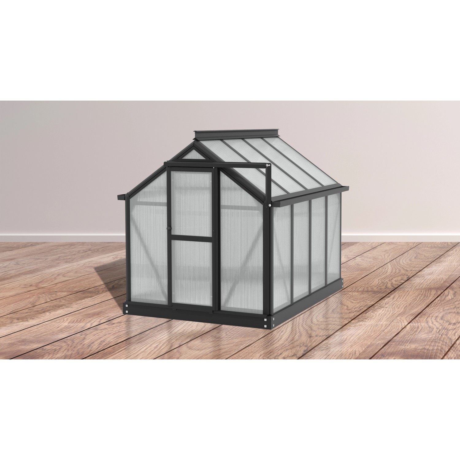 Vitavia Mini skleník Merlin HKP 4 mm, čierny, 87 x 111 x 91 cm nakúpiť ...