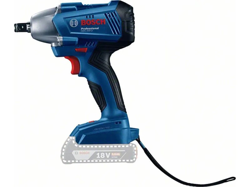 Bosch Akumulátorový rázový uťahovač GDS 250-LI Professional