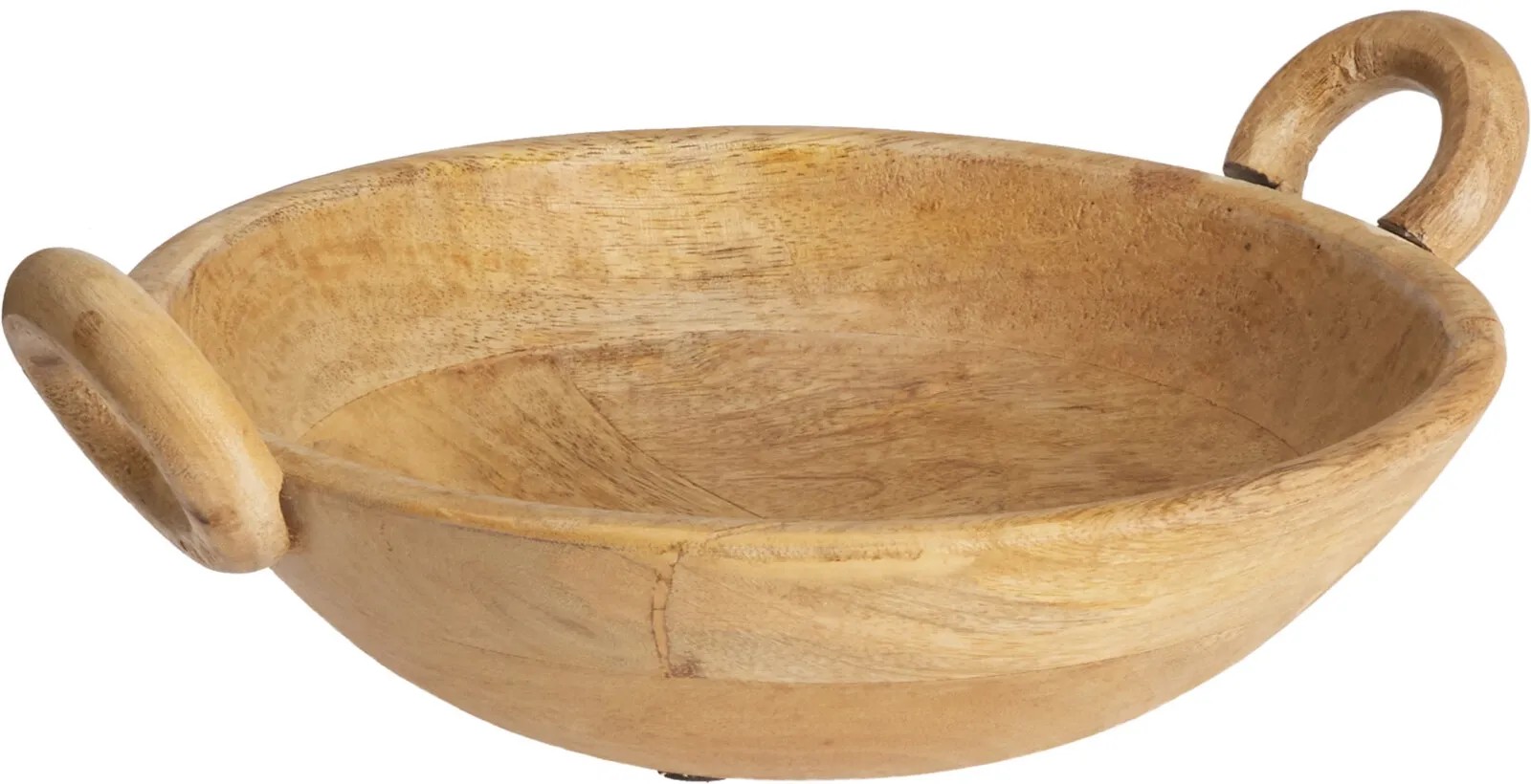 Koopman Drevená miska s uchami svetlá 25 x 10 cm nakúpiť v OBI