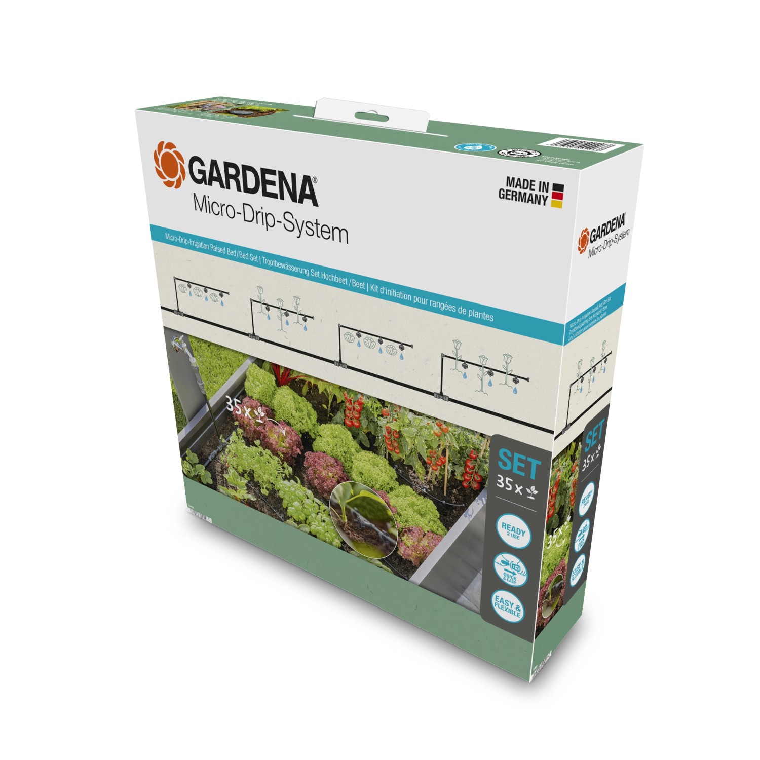 Gardena Micro-Drip-System Štartovný set pre záhon (35 rastlín) nakúpiť ...