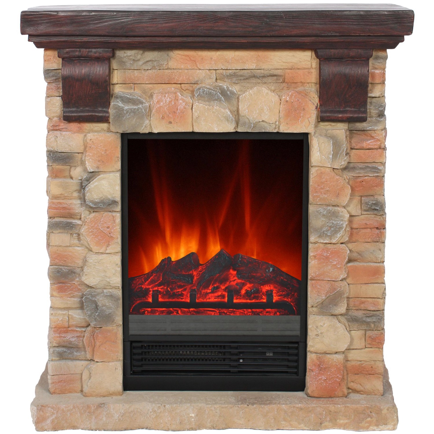 EL Fuego Elektrický krb Kitzbühel 900/1800 W, 81 x 91 x 31 cm nakúpiť v OBI