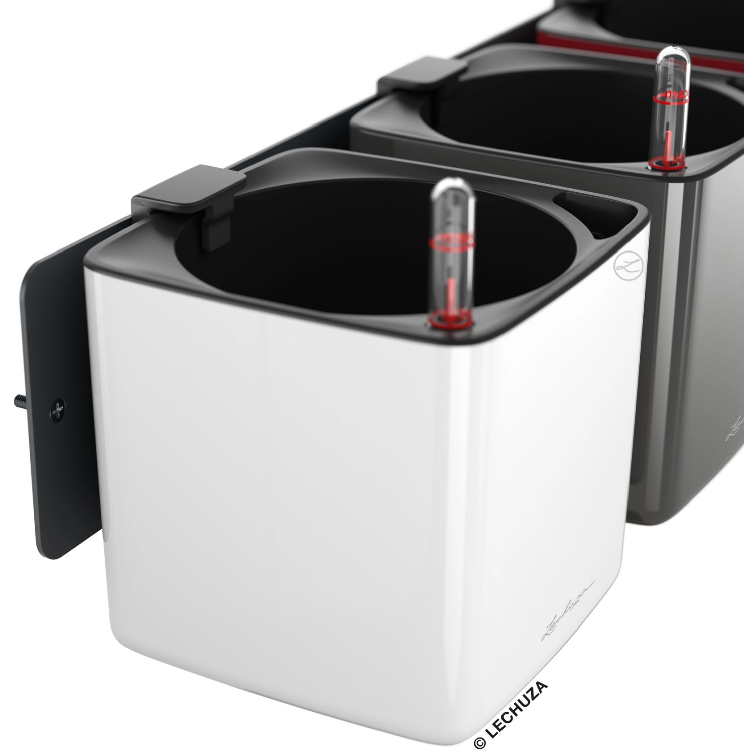 Lechuza Súprava kvetináčov Green Wall Home Kit Glossy biela lesklá 48 ...