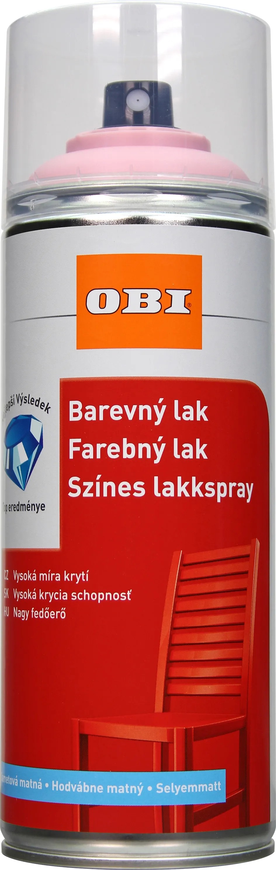 OBI Lak v spreji hodvábne matný jemná ružová 400 ml nakúpiť v OBI