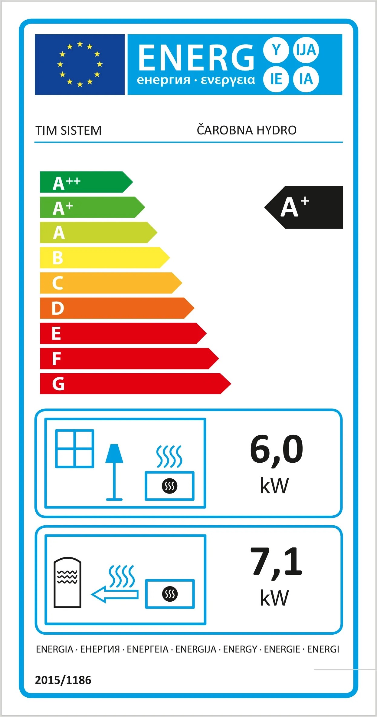 Tim Sistem Krbové kachle Čarobna pec HYDRO, čierna, 13 kW, 83,5 x 49 x ...