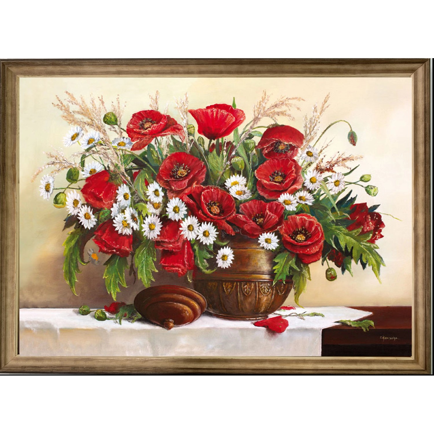 Bondecor Zarámovaný obraz Vlčie maky 54 x 74 cm nakúpiť v OBI