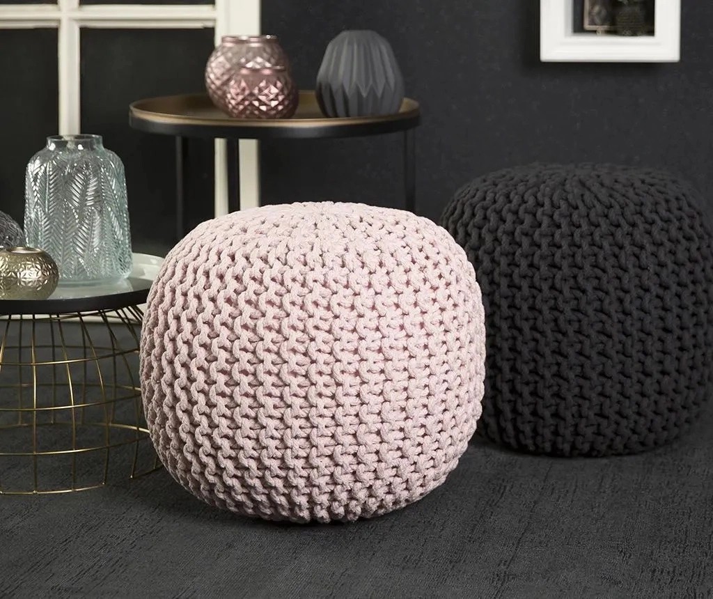 Obsession Sedací vak Cool Pouf 777, púdrová ružová, pr. 40 x 43 cm ...