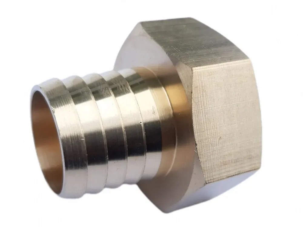 Hadičník mosadz F 3/8" x 10 mm