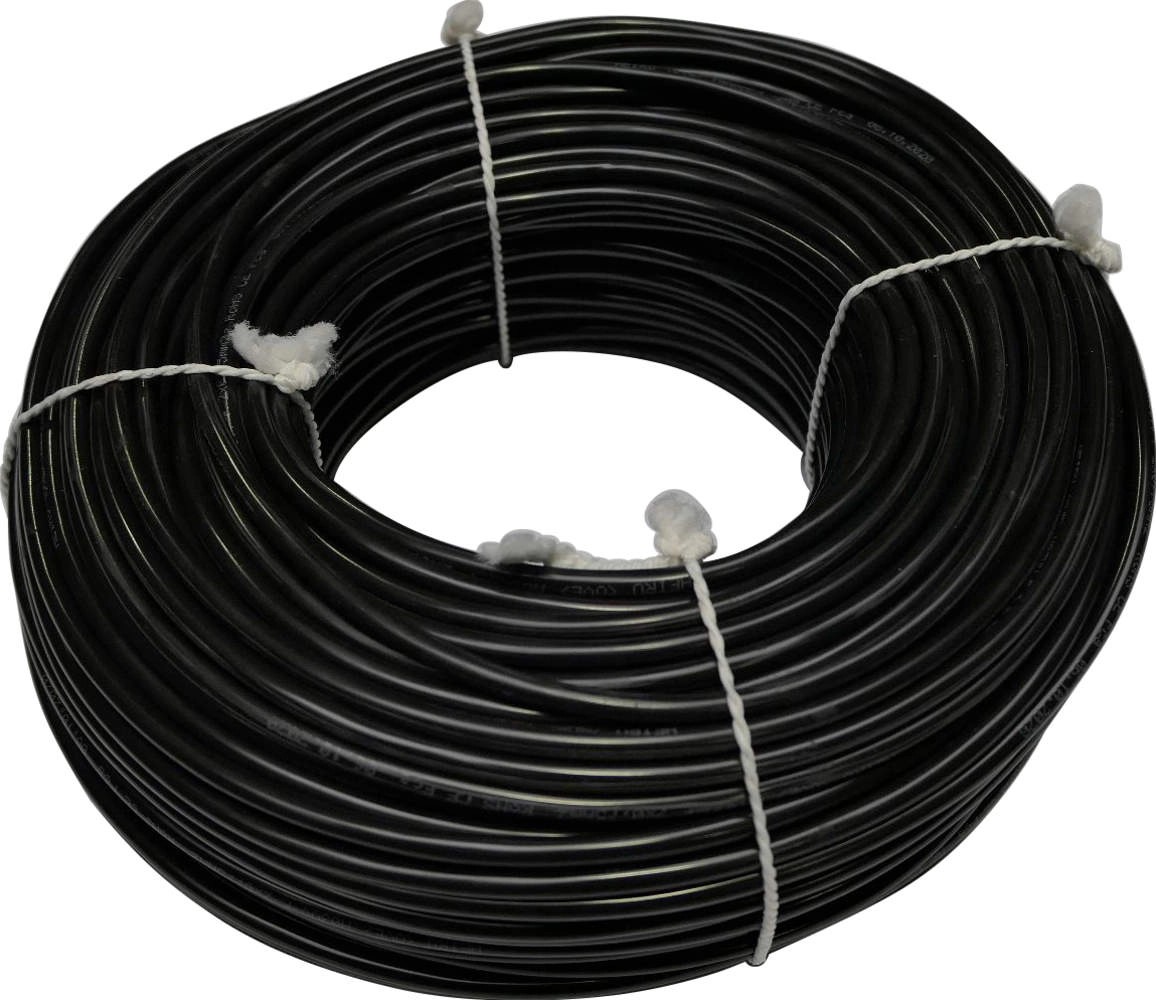 Silový kábel H03VV-F 2x0,75 mm, čierna - metráž nakúpiť v OBI