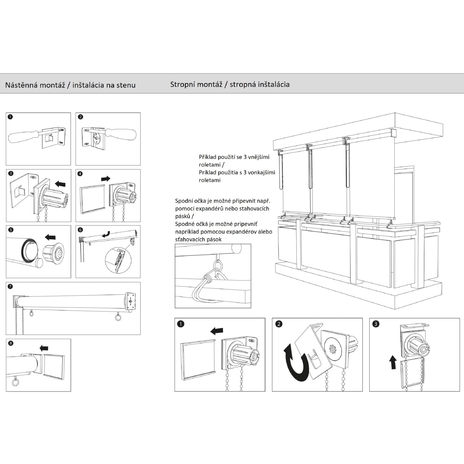 Peddy Shield Tieniaca roleta HDPE, sivá, 100 x 240 cm nakúpiť v OBI