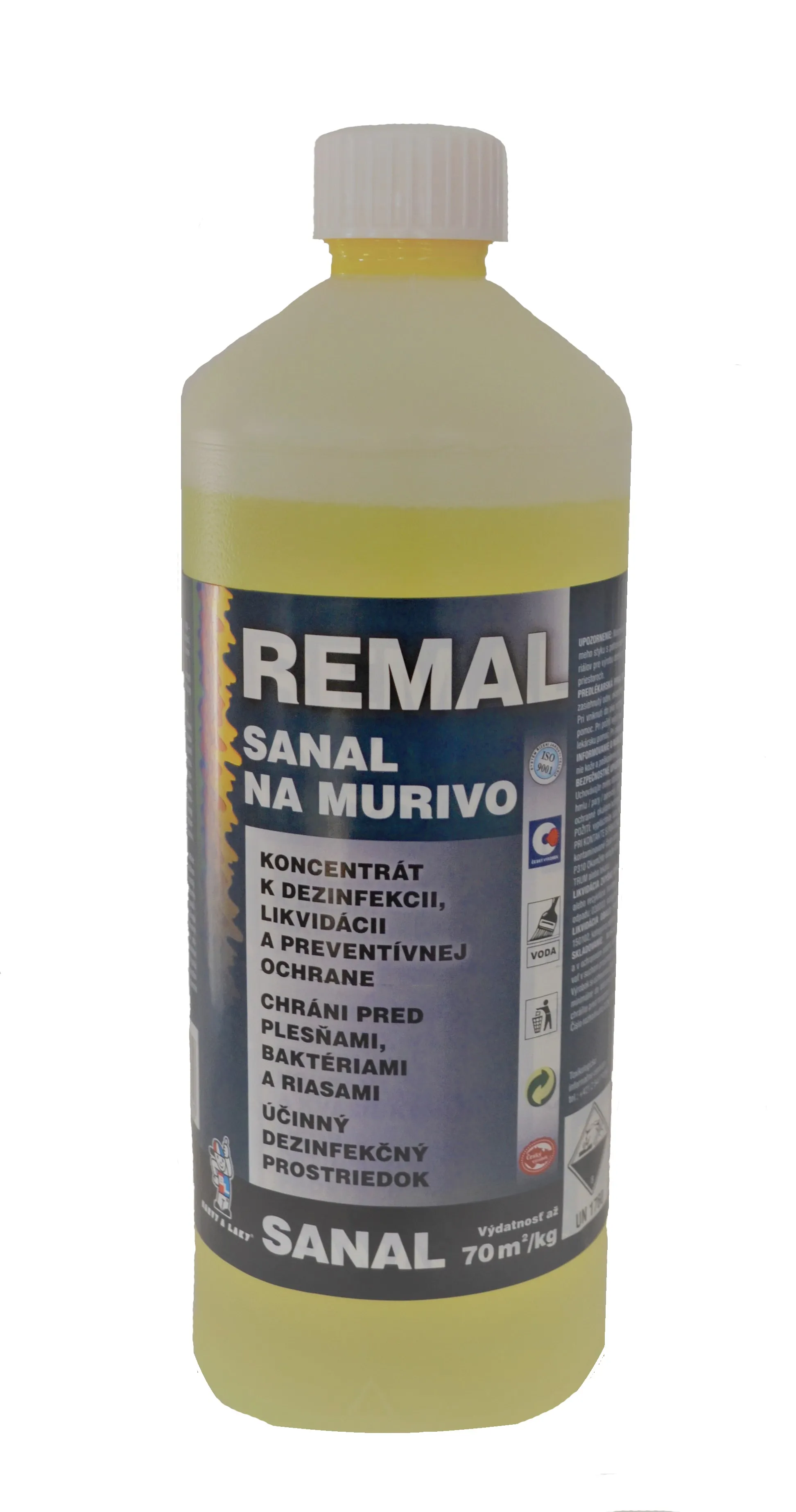 Prostriedok na likvidáciu plesní, baktérií a rias REMAL SANAL na murivo ...