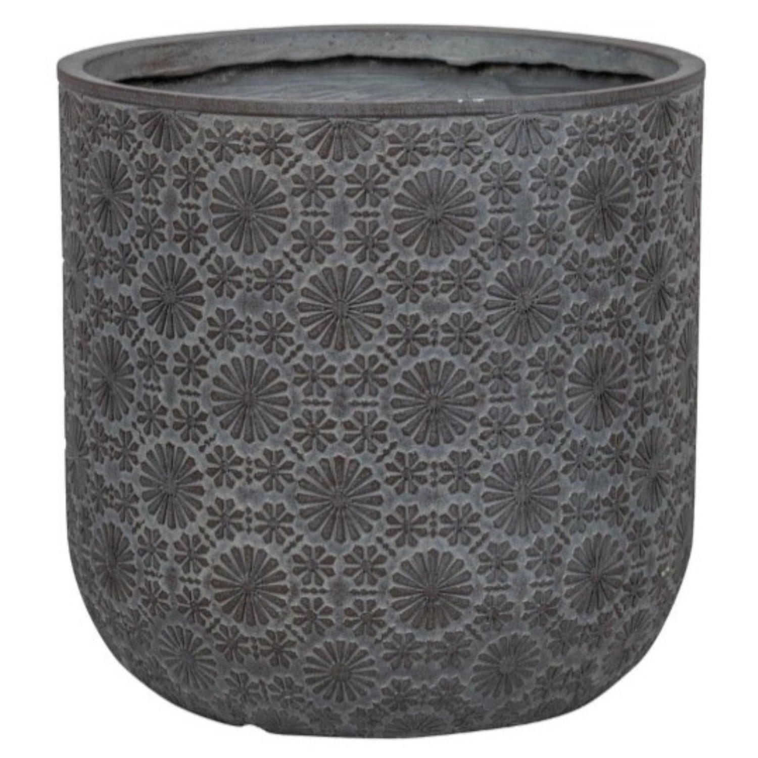 A.H.G. Kvetináč Bloom z materiálu fibreclay, antracitová, pr. 35 x 35 ...