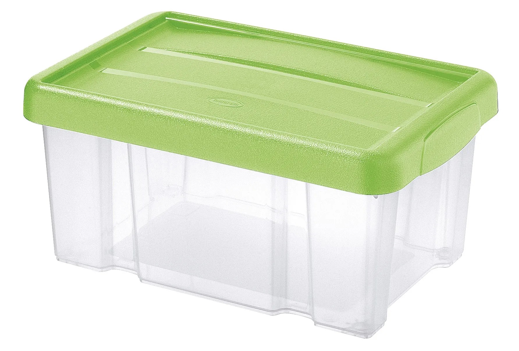 Tontarelli Box PUZZLE s vekom 14 l transparent/zelená, 40,3 x 28,6 x 19 ...
