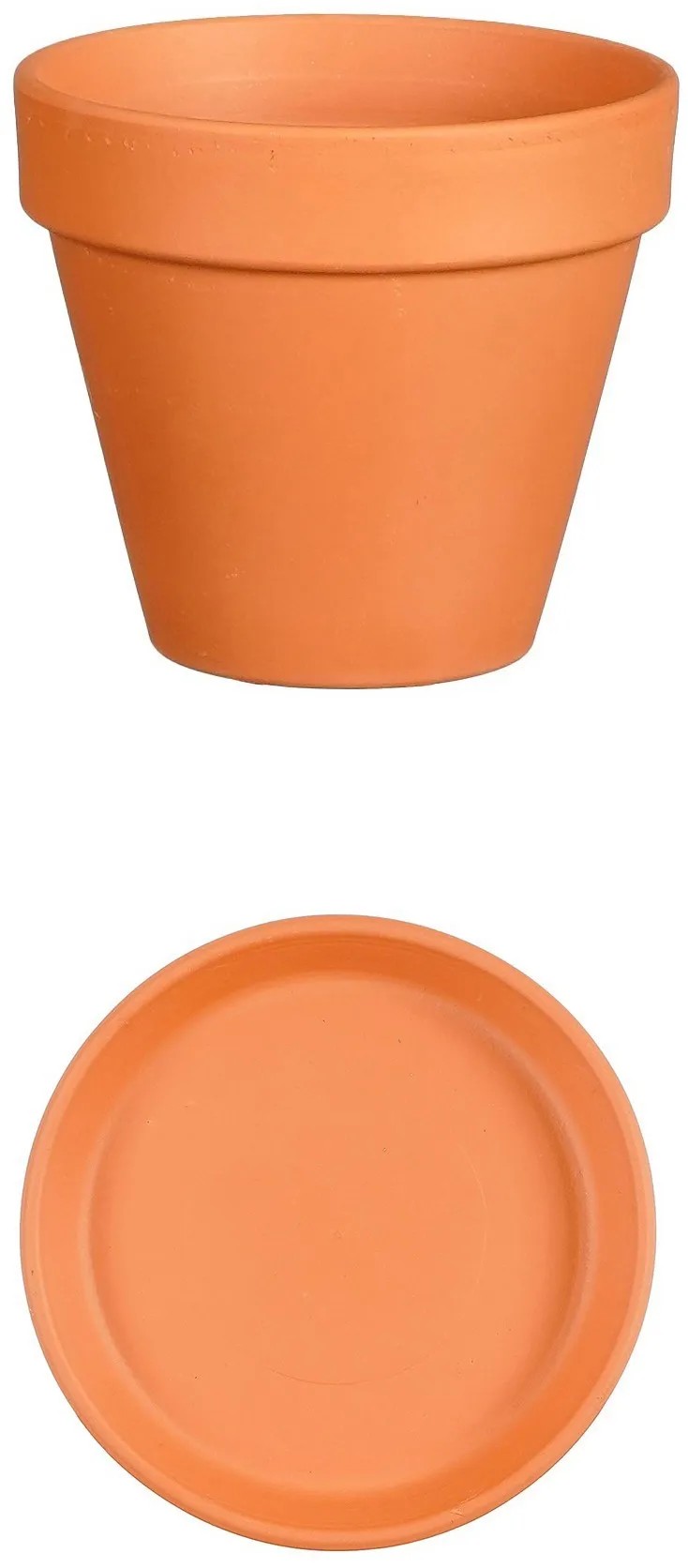 Mica Decorations Kvetináč s miskou Stan, terakota, 11,5 x 13,5 cm, 3 ...