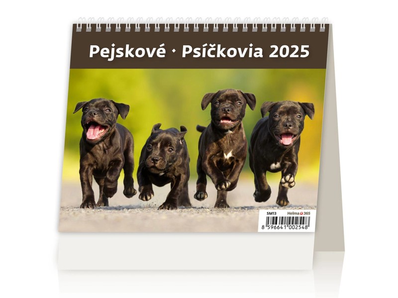 Helma 365 Stolný kalendár MiniMax Psíkovia 2025 nakúpiť v OBI