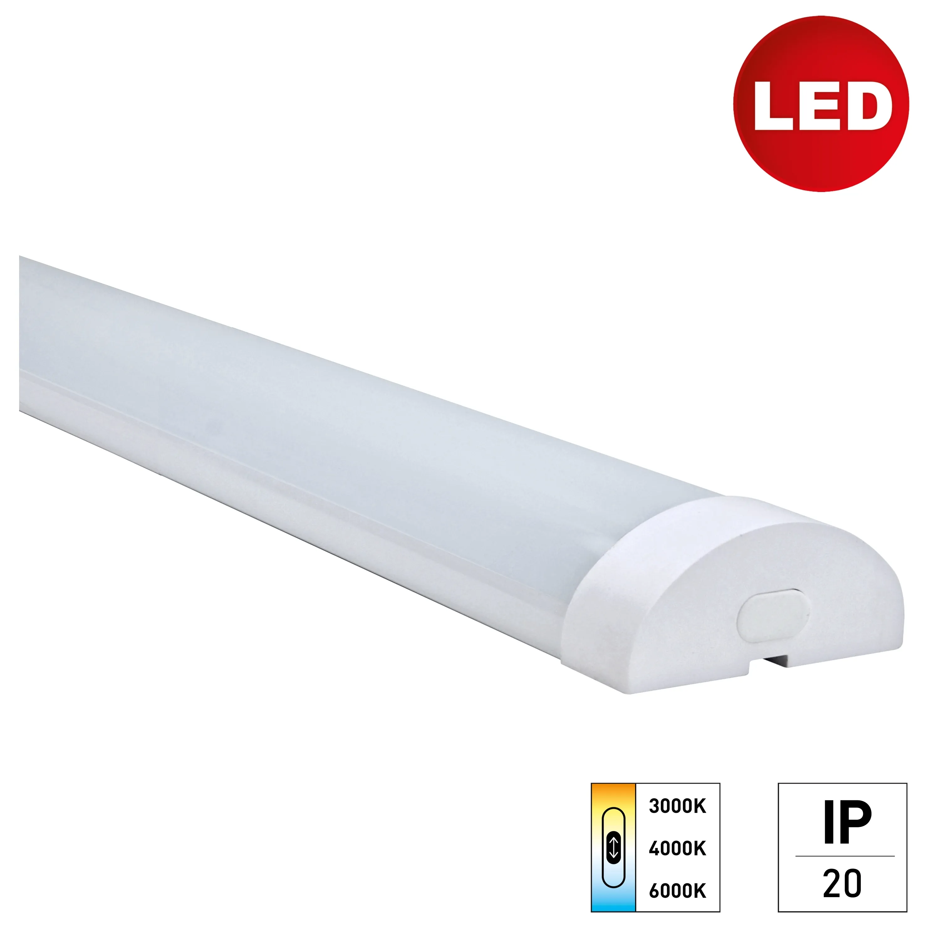 E2 LED Podlinkové svietidlo Systeme, IP20, 15 W, 1800 lm, 50 x 7,7 x 3 ...