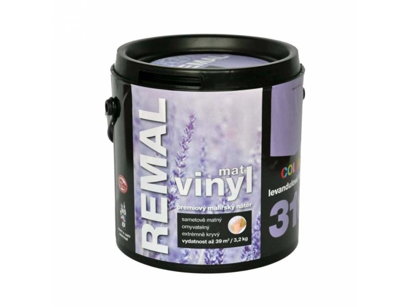 REMAL Vinyl COLOR Mat Prémiový maliarsky náter 310 levanduľovo fialová ...
