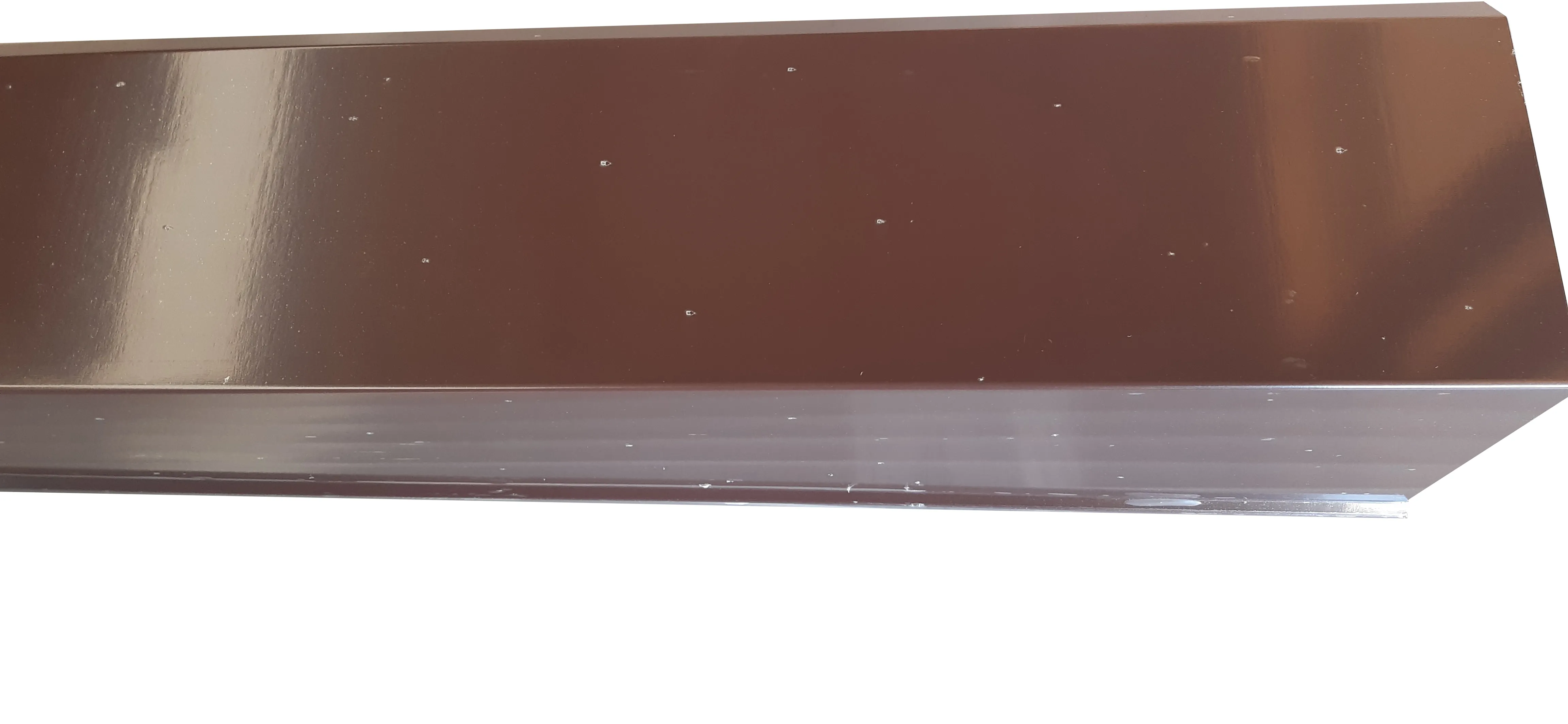 Záveterná lišta na krytinu, čokoládovo hnedá RAL 8017, 200 x 31,3 x 14 ...