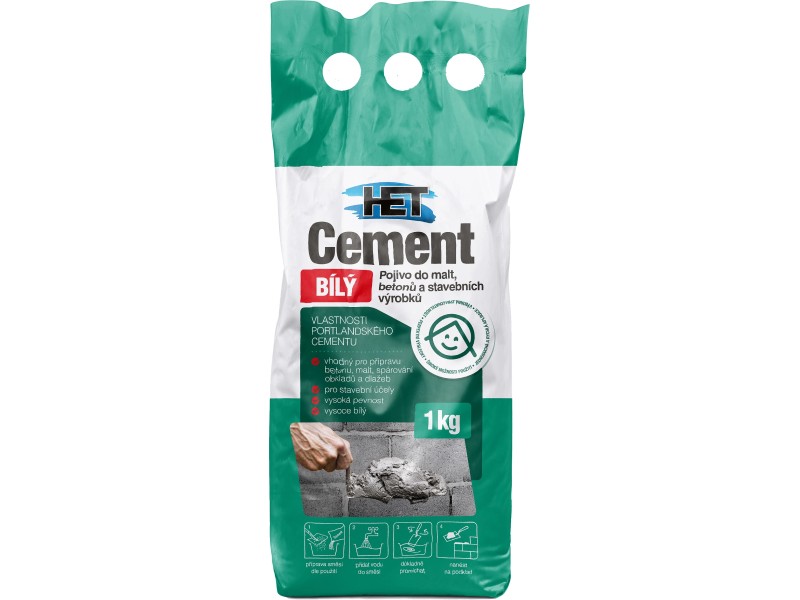 HET Cement biely 1 kg nakúpiť v OBI