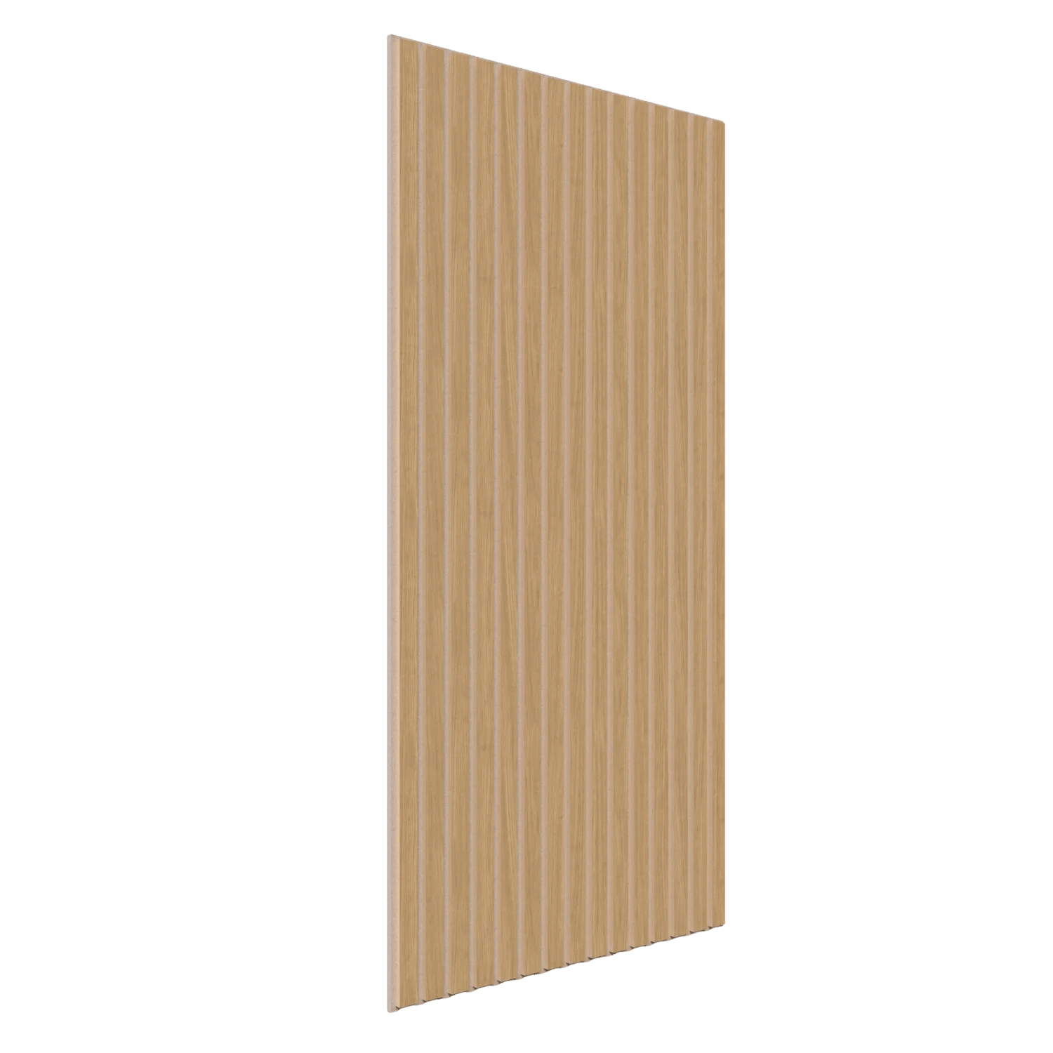Denpanels Akustický panel WOOD dub hnedá MDF béžová plsť 120 x 60 x 1,9 cm