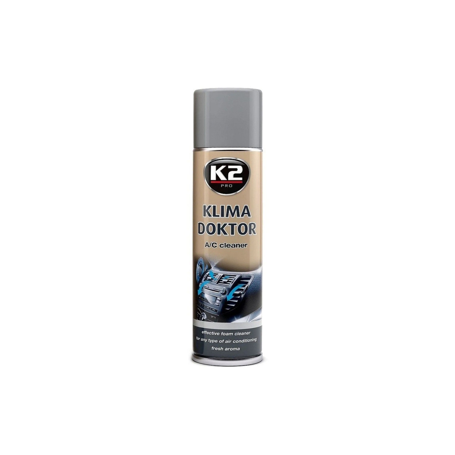 K2 Penový čistič klimatizácie KLIMA DOKTOR 500 ml