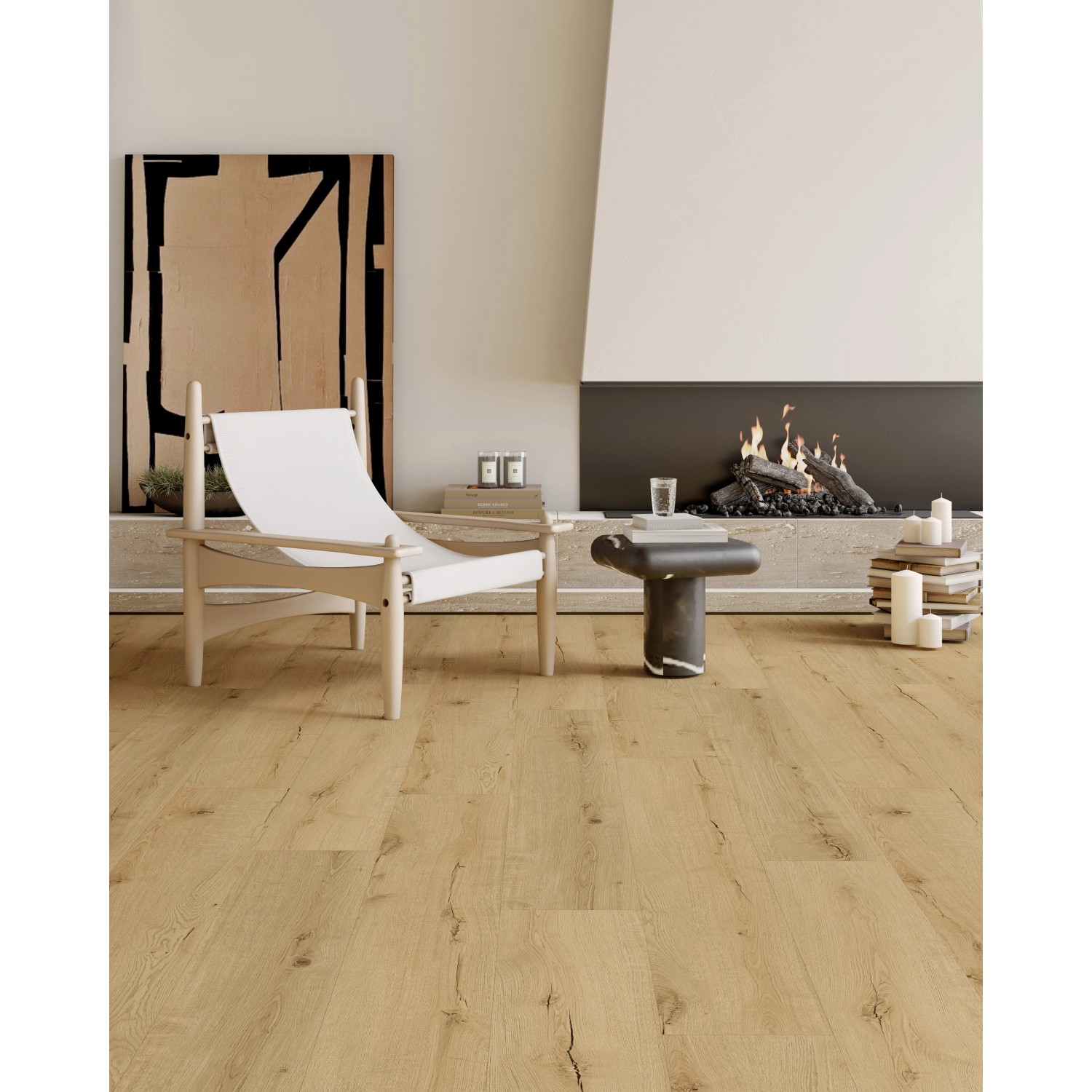 Decoflooring Vinylová podlaha SPC+IXPE, dub Aarhus, 229 x 1220 x 4,0+1 ...