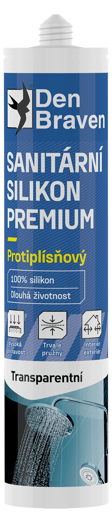 Den Braven Sanitárny silikón Premium, transparent, 280 ml nakúpiť v OBI