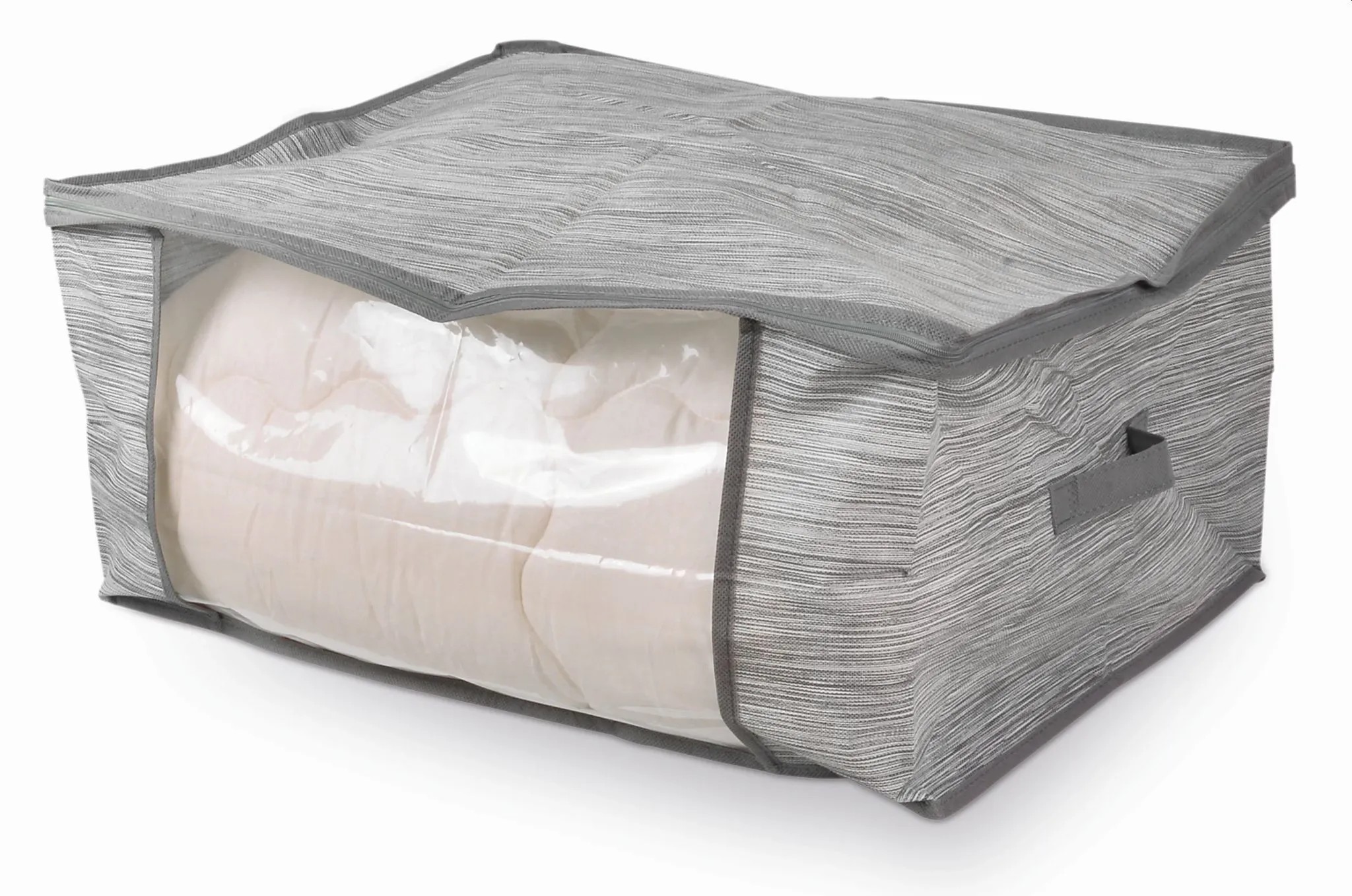 Mäkký úložný box na odevy s priehľadom, 2 farby, 60 x 45 x 30 cm ...