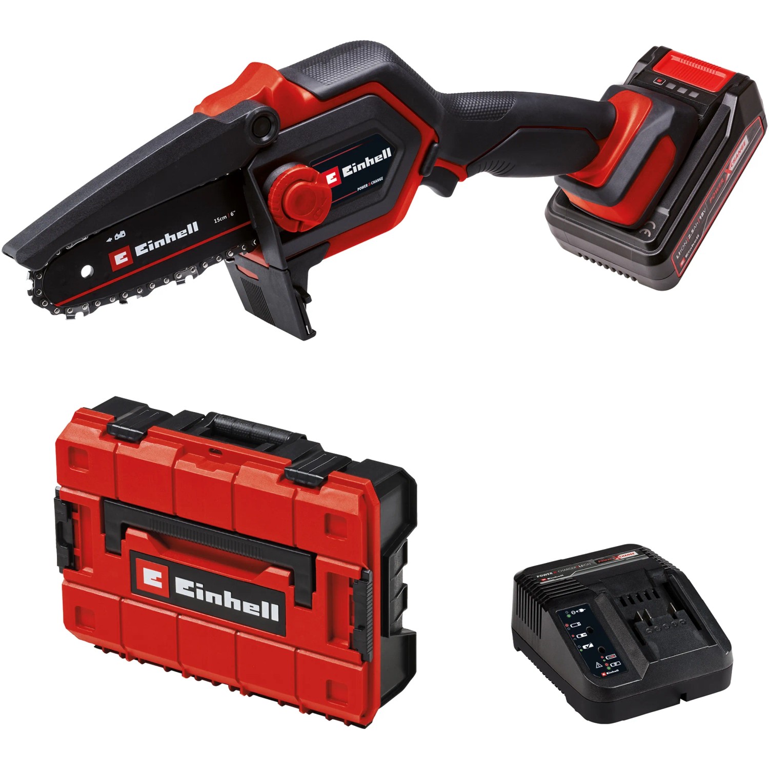 Einhell Power X-Change Aku prerezávacia reťazová píla GE-PS 18/15 Li BL ...