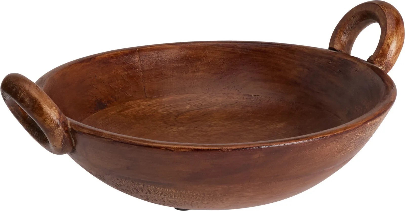 Koopman Drevená miska s uchami tmavá 25 x 10 cm nakúpiť v OBI