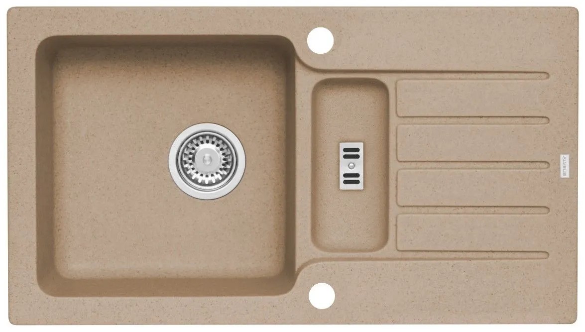 Alveus Granitový drez Niagara 70, béžová, 78 x 43,5 cm nakúpiť v OBI