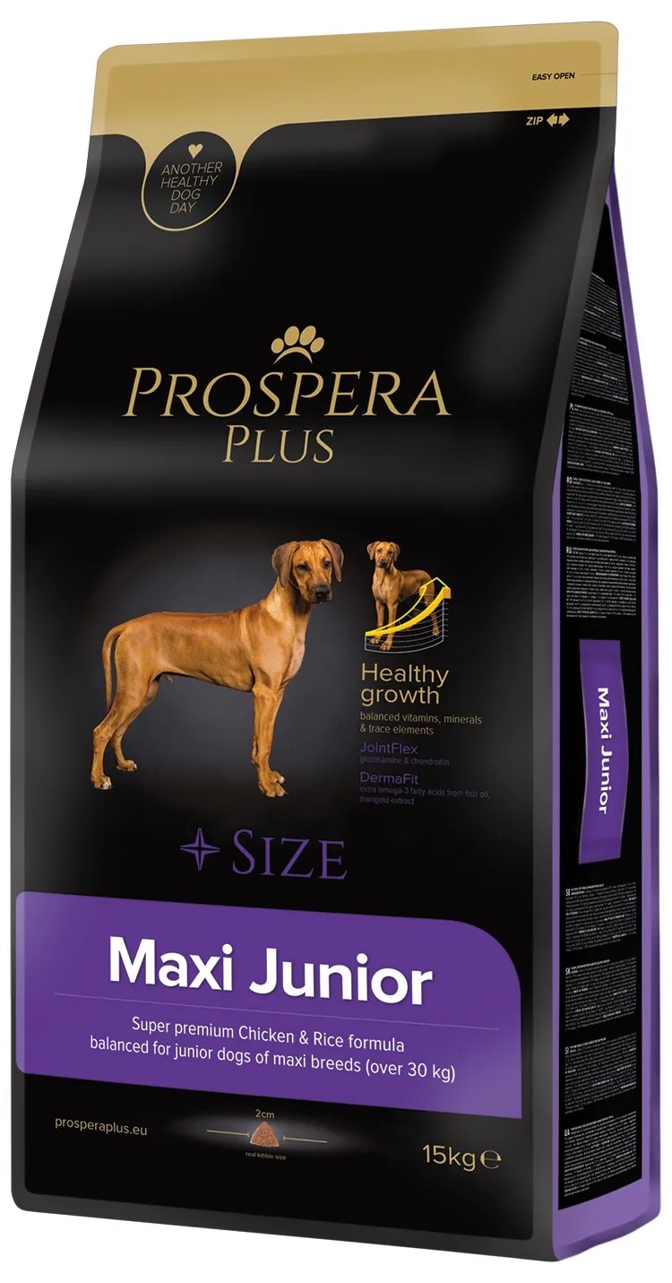 Prospera Plus Granule pre psov Maxi Junior kura s ryžou, 15 kg nakúpiť ...