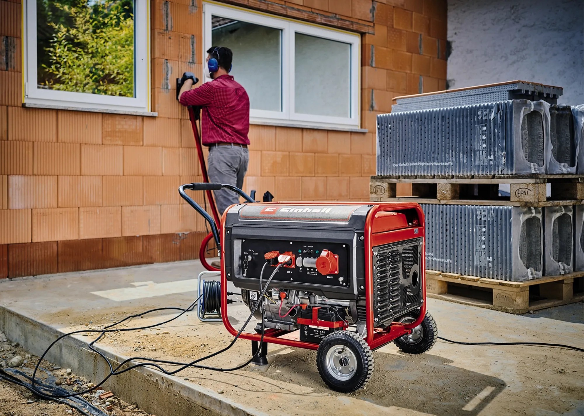 Einhell Benzínový generátor prúdu TC-PG 65/E5