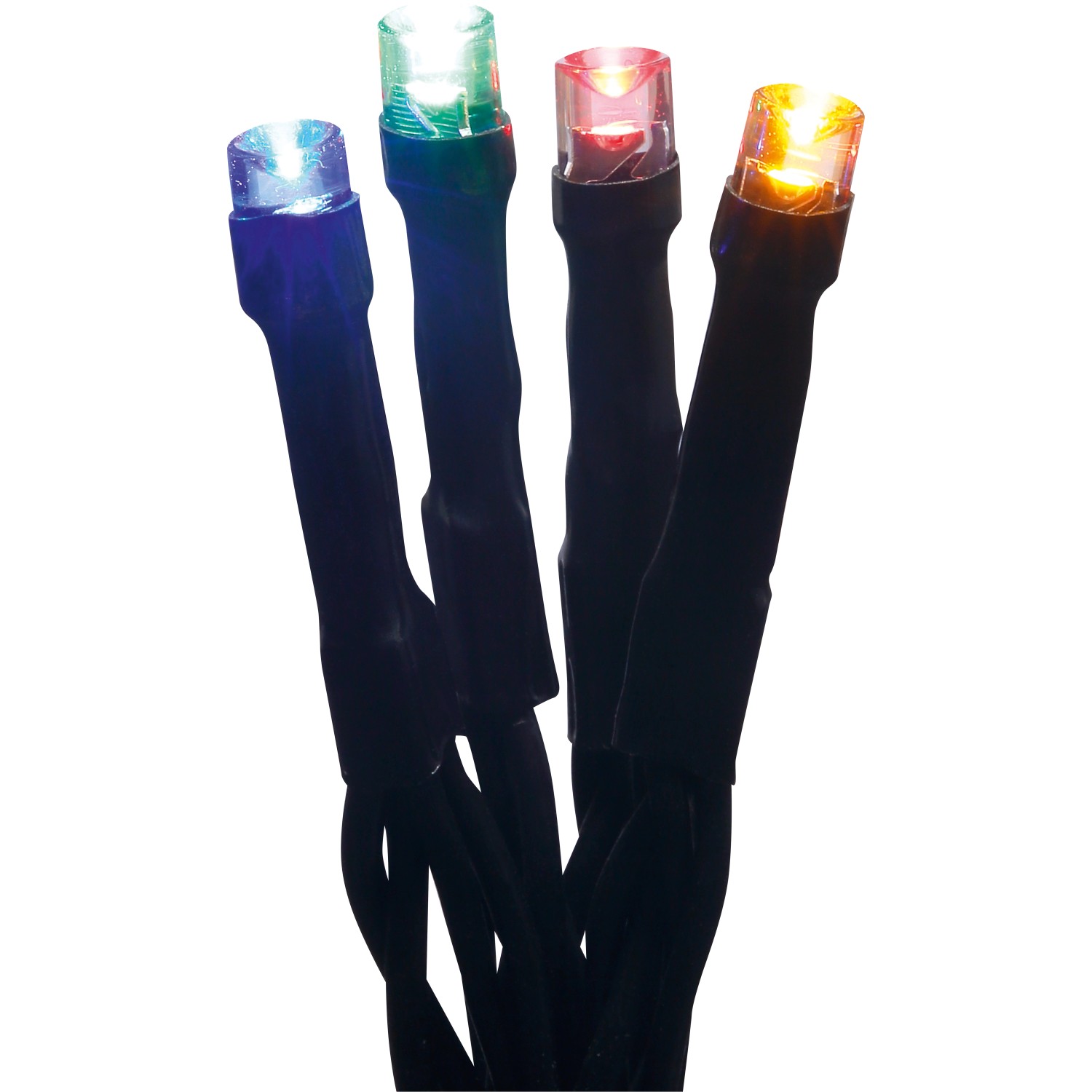 VLC LED svetelná reťaz 20 x LED RGB, IP44, čierna, 1,72 m nakúpiť v OBI