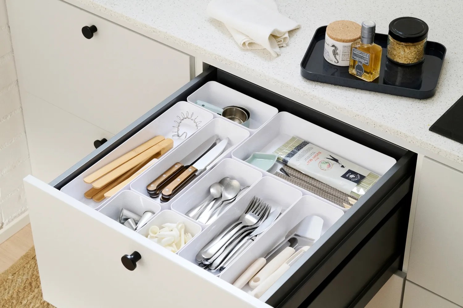 SmartStore Organizér Compact Sort biely 30 x 20 x 6 cm