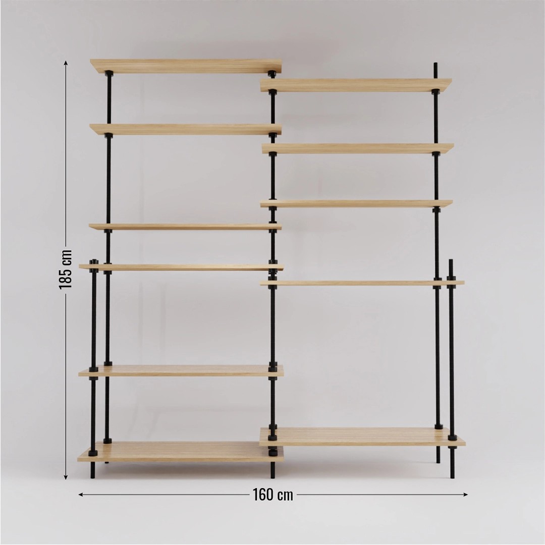 AR Shelving Dekoratívny regál DECO Set 2, 185 x 160 cm nakúpiť v OBI