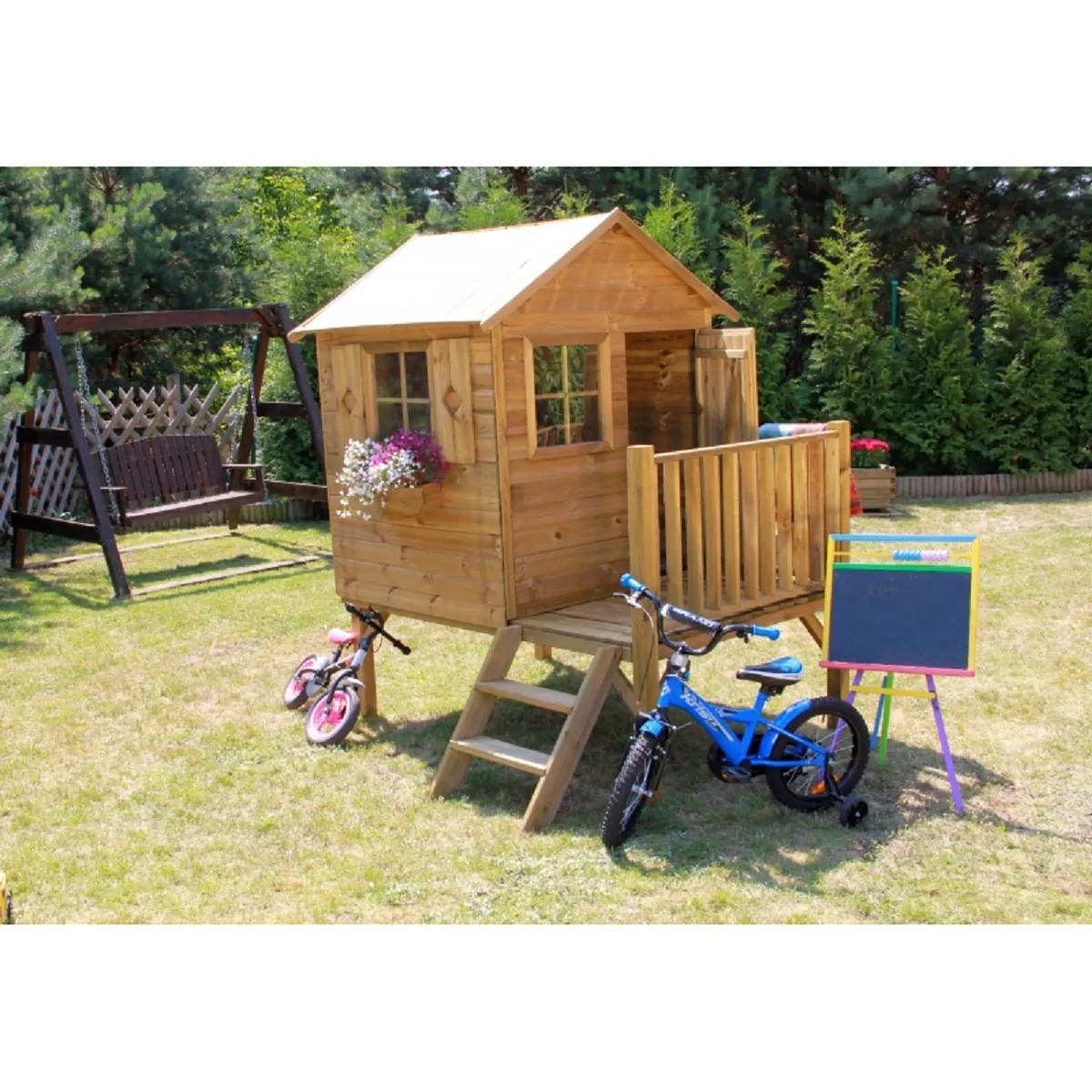 Drevený záhradný domček Tomek pre deti nakúpiť v OBI