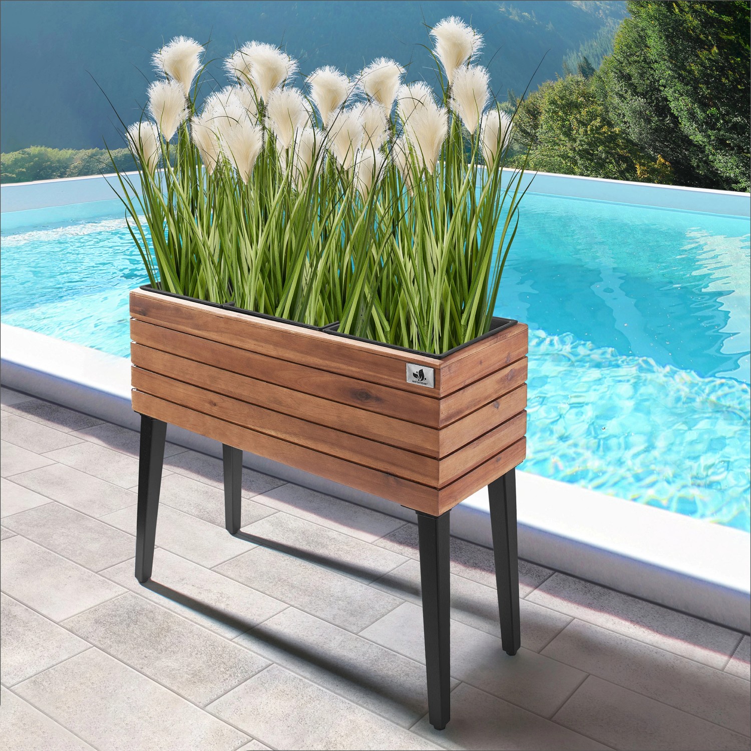 Gartenfreude Kvetináč Antigua, prírodný, 75 x 27 x 63 cm nakúpiť v OBI