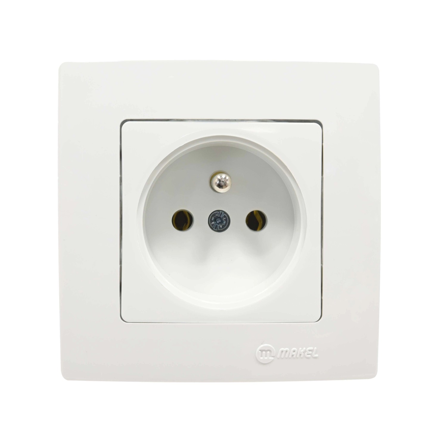 Makel Jednoduchá zásuvka Lilium Kare, 16 A - 250 V, biela nakúpiť v OBI