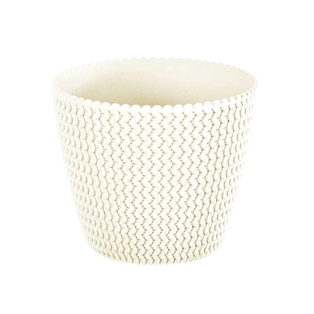 Prosperplast Kvetináč Splofy 15,7 cm, krém nakúpiť v OBI