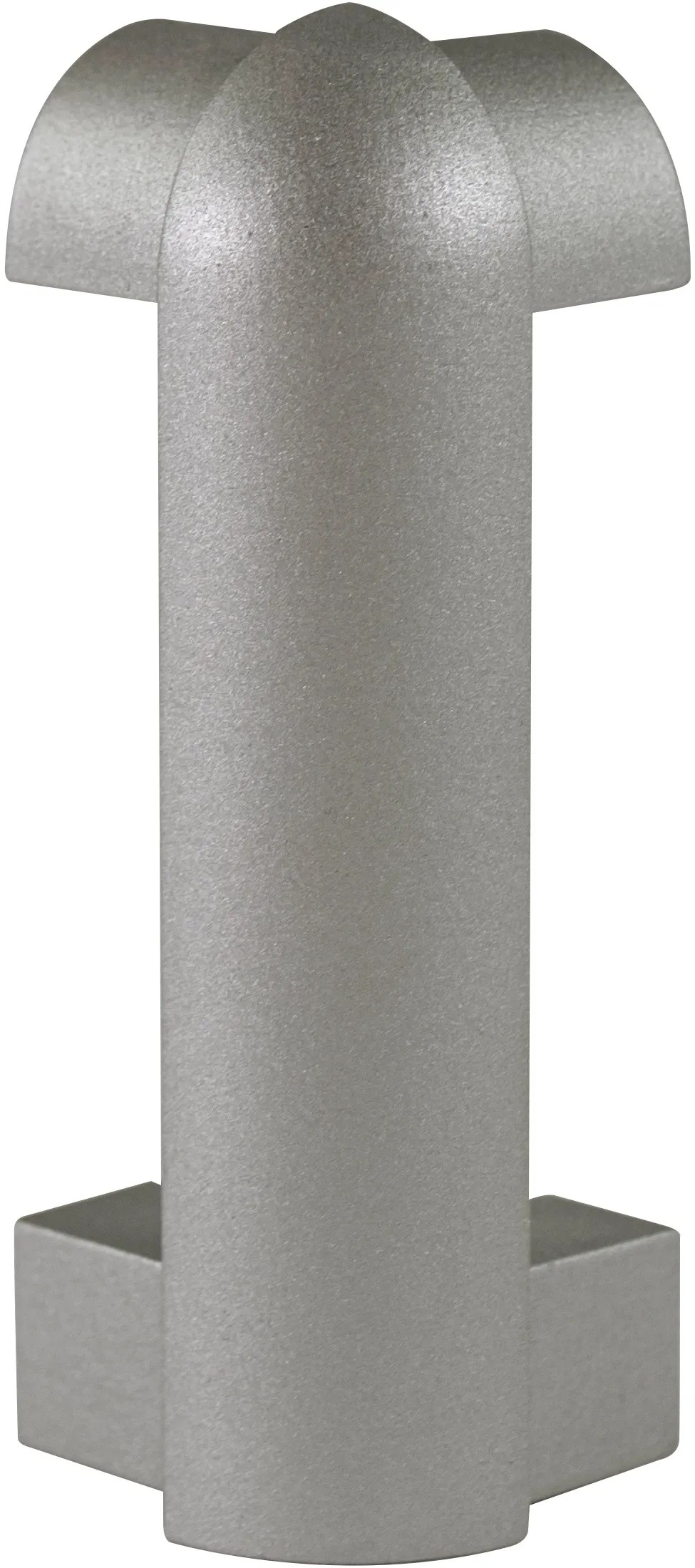 Fuchs Design Hliníkový sokel - vonkajší roh, strieborný matný, 7 cm ...