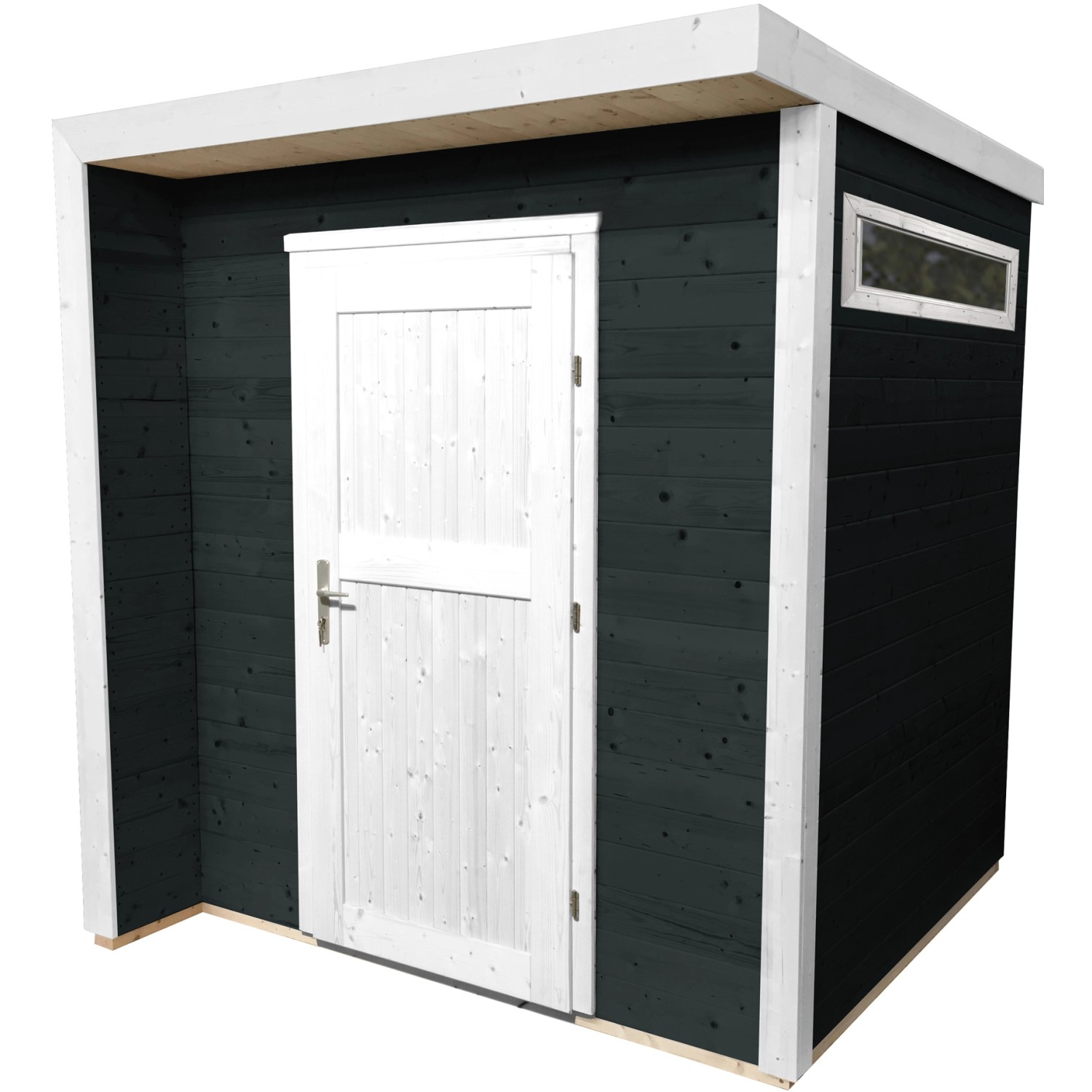 Weka Dizajnový drevený záhradný domček San Marino, 209 cm x 205 cm ...